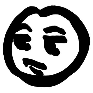 "Nonchalant Emoji" Sticker for Sale by Kiwikeelys | Redbubble