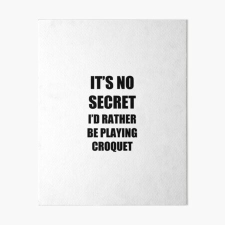 Croquet Wall Art | Redbubble