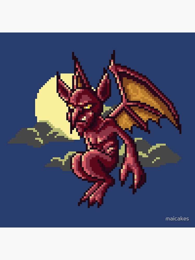 "Pixel Imp" Poster for Sale by maicakes | Redbubble