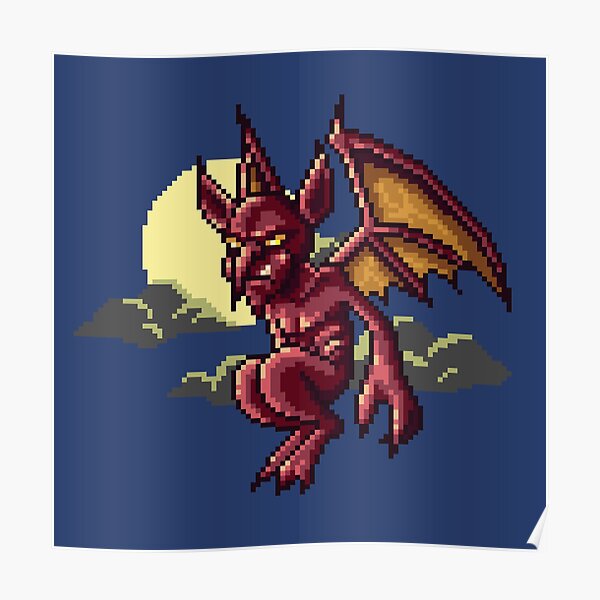 "Pixel Imp" Poster for Sale by maicakes | Redbubble
