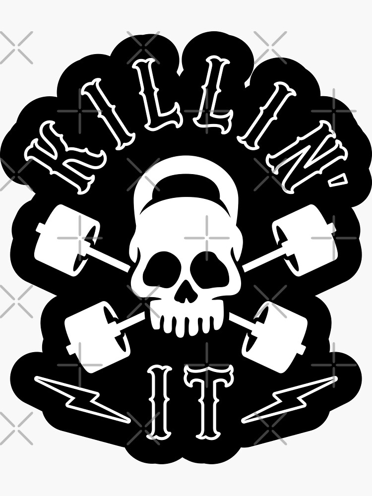 "Killin' It" Sticker for Sale by brogressproject | Redbubble
