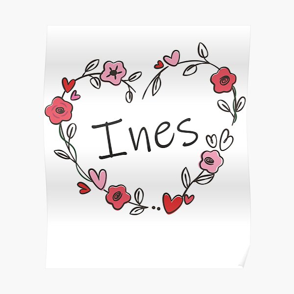 "Ines" Poster for Sale by oleo79 | Redbubble