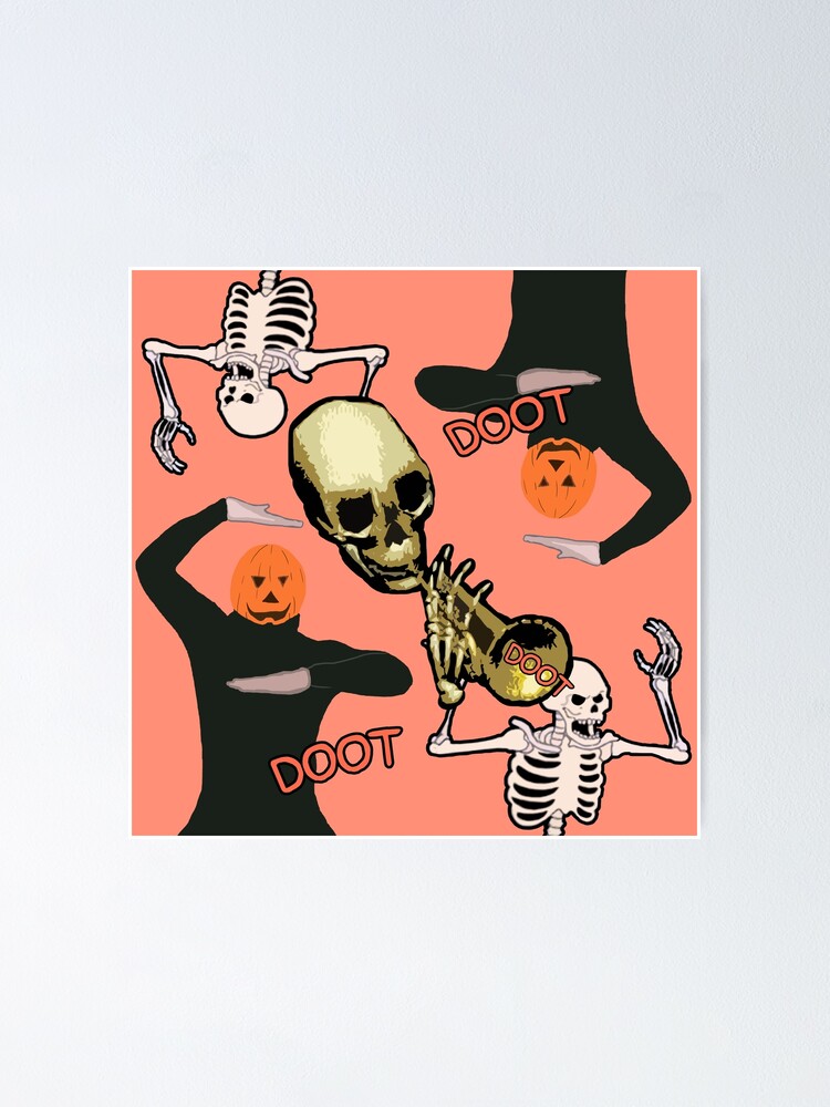 "Ultimate Spooktober Meme" Poster by Barnyardy | Redbubble