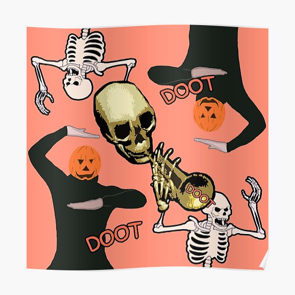 "Ultimate Spooktober Meme" Poster by Barnyardy | Redbubble
