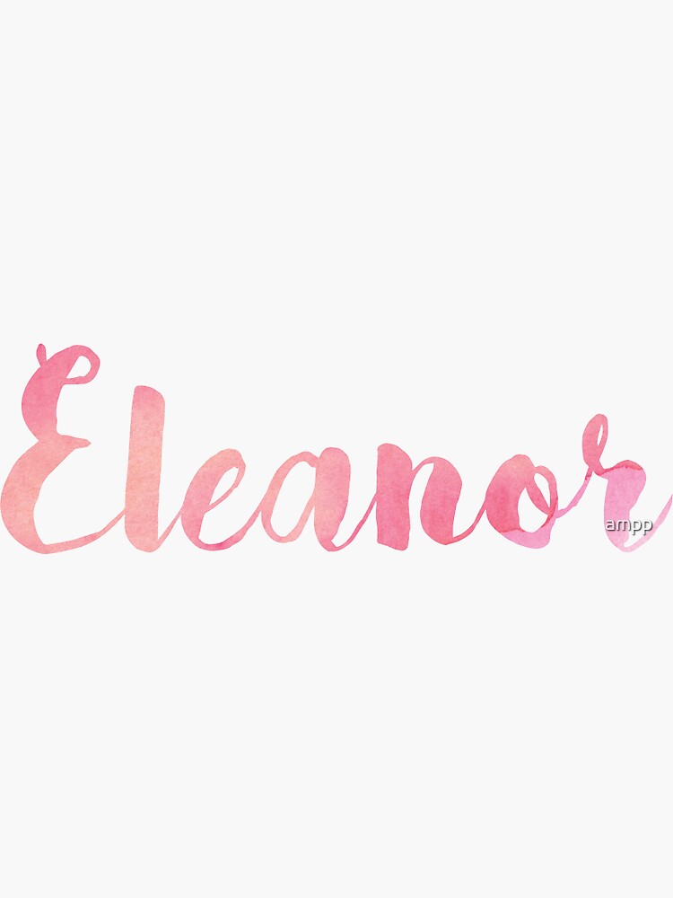 "Eleanor" Sticker for Sale by ampp | Redbubble