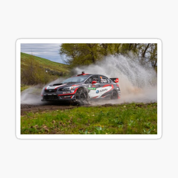 "Subaru Rally Team Making a Splash in Oregon" Sticker by gotcone ...