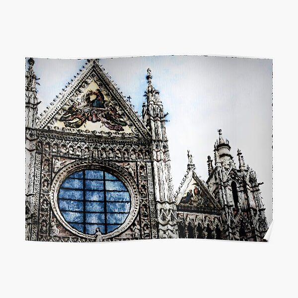 "Cathedral of Santa Maria Assunta, Siena" Poster by ErianAndre | Redbubble