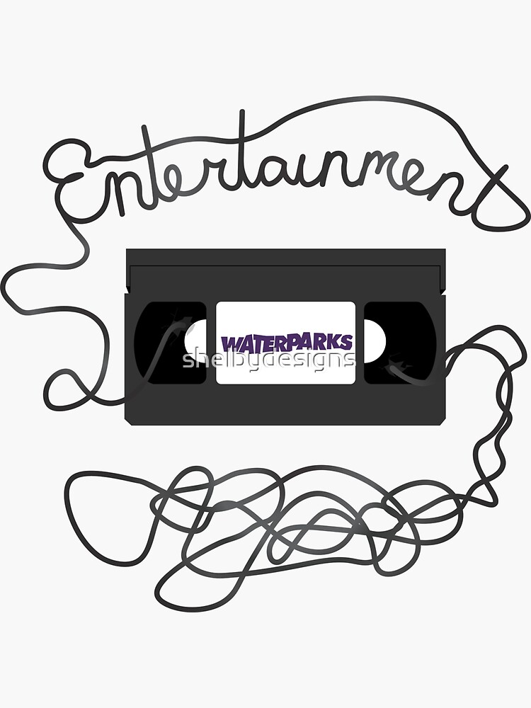 "Entertainment VHS" Sticker for Sale by shelbydesigns | Redbubble