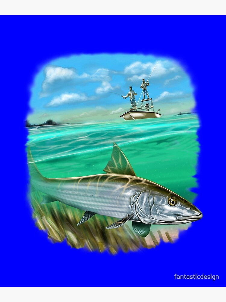 "Full Image Bonefish Fishermen Fishing" Poster by fantasticdesign ...