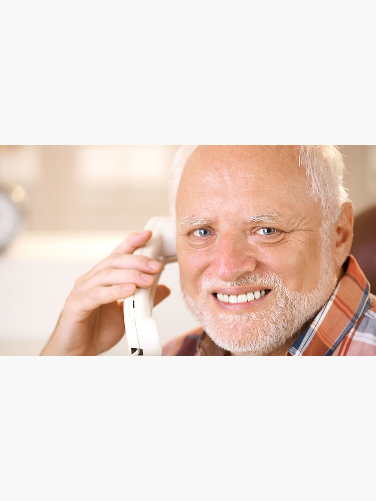 "Hide The Pain Harold " Sticker for Sale by ATGB-Store | Redbubble