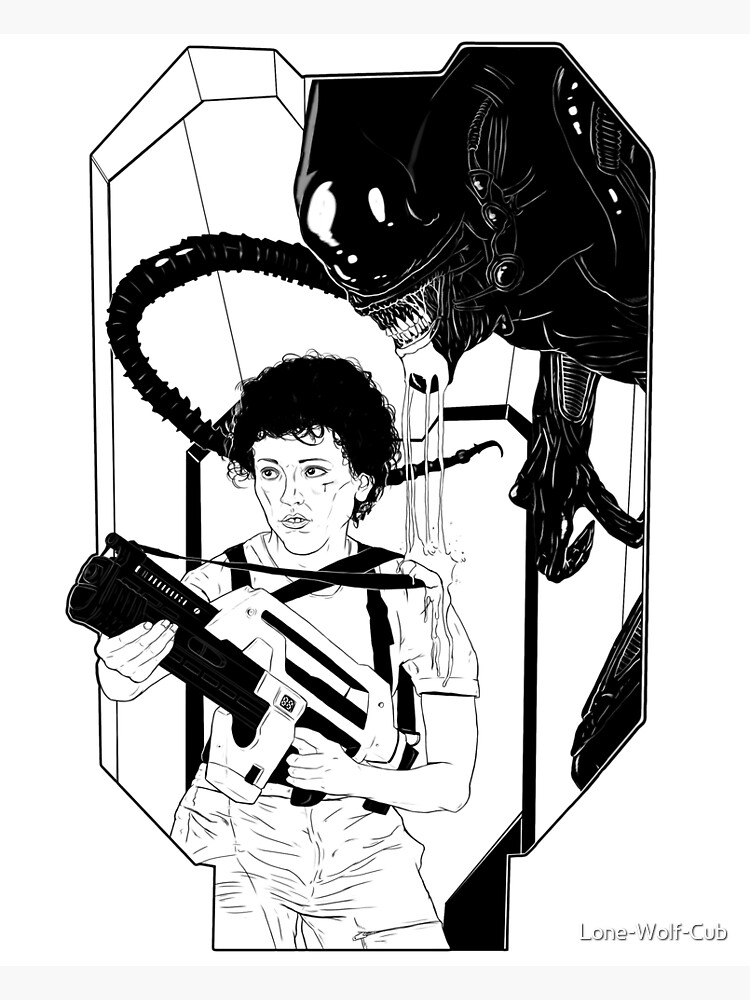 "Alien - Drool" Poster for Sale by Lone-Wolf-Cub | Redbubble