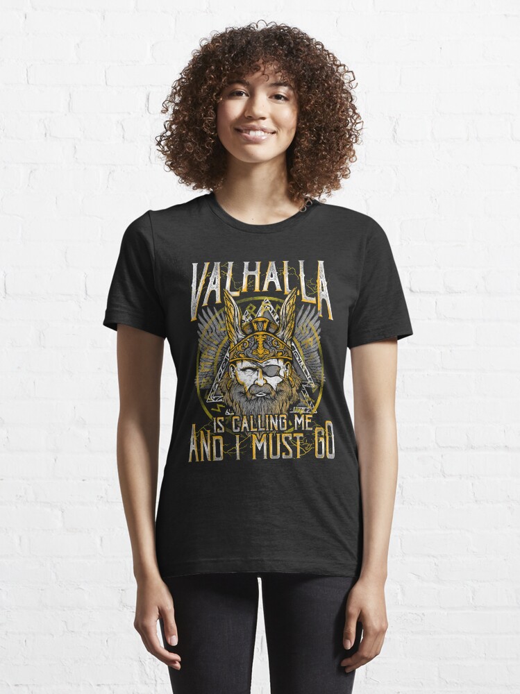 "Valhalla Is Calling " T-shirt for Sale by Sinjy | Redbubble | viking t ...