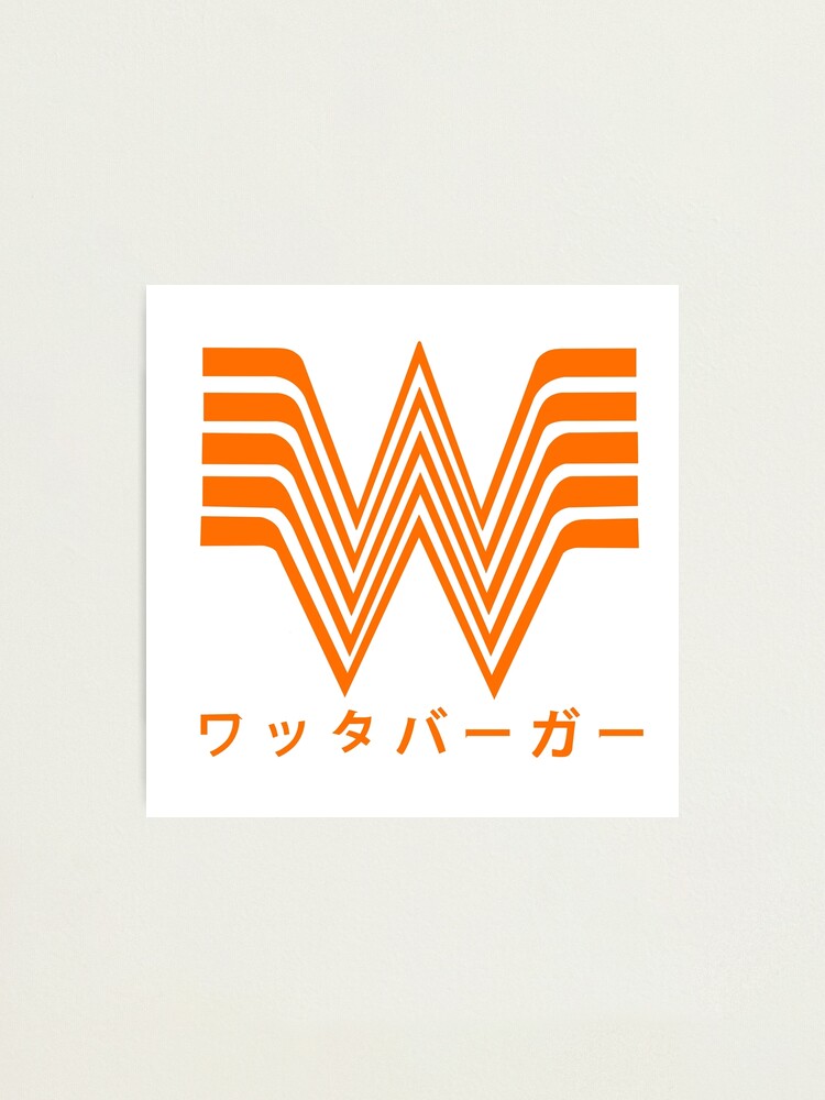 "japanese whataburger logo" Photographic Print for Sale by Lnunez8 ...