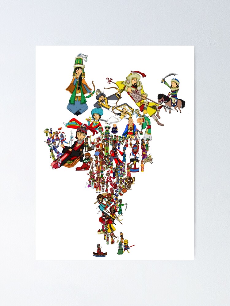 "Europa Universalis IV - National Personifications Map of Central Asia ...