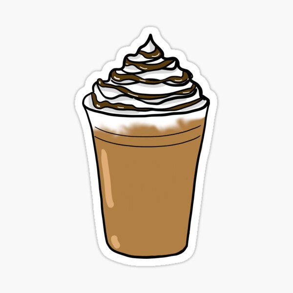 "Coffee Frappuchino" Sticker by picopang | Redbubble