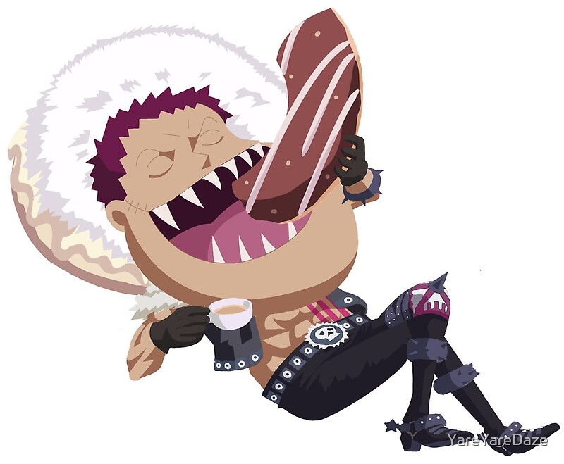 "Charlotte Katakuri Eating Donuts" by YareYareDaze | Redbubble