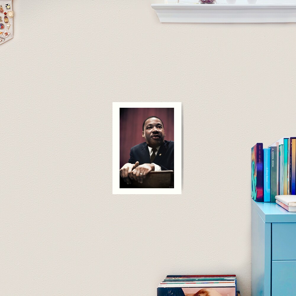 "Martin Luther King Jr., 1964 colorized" Art Print for Sale by KAI ...