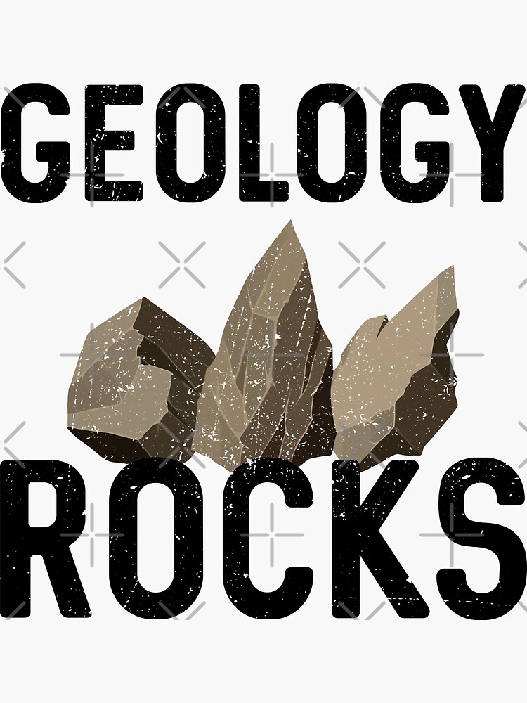 "Geology Rocks" Sticker by dreamhustle | Redbubble