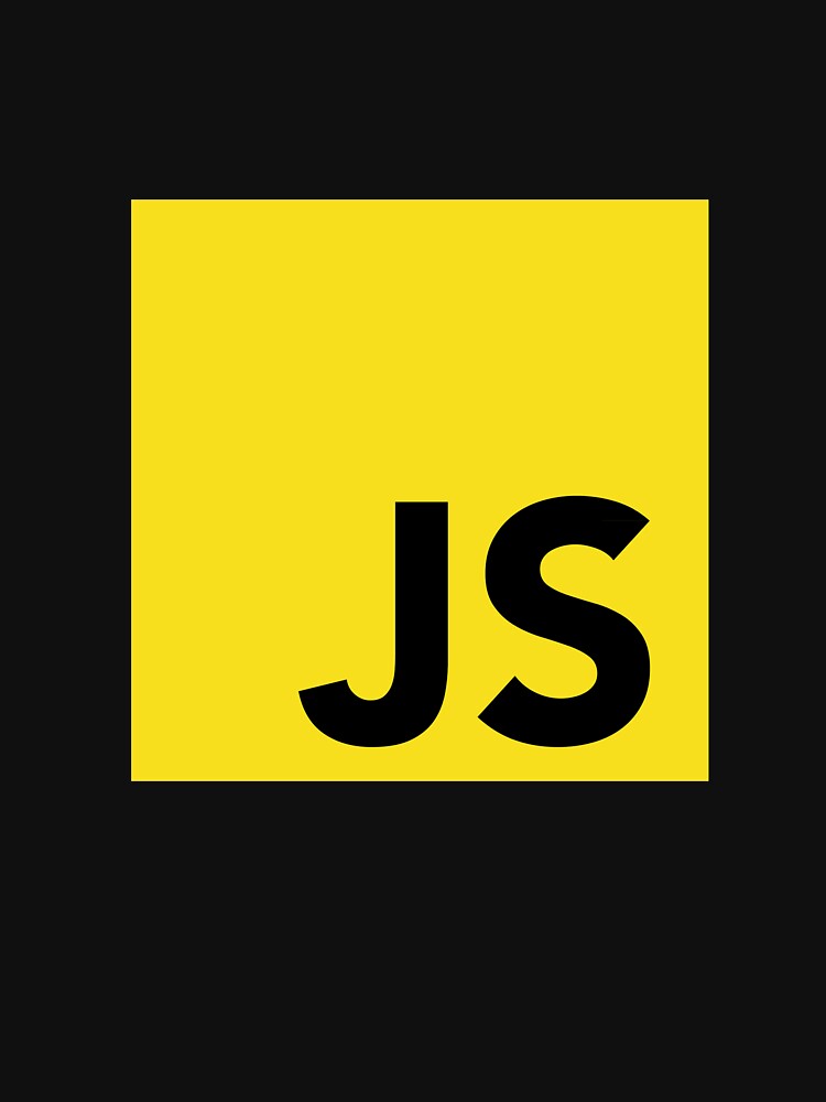 "JavaScript Programmer Logo" T-shirt by vladocar | Redbubble ...