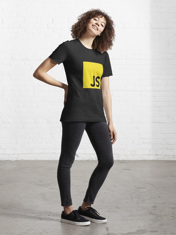 "JavaScript Programmer Logo" T-shirt by vladocar | Redbubble | javascript t-shirts - javascript ...