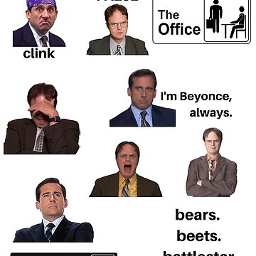 "The Office Show set of 10, Sticker packs, Sticker Bundles, Sticker ...
