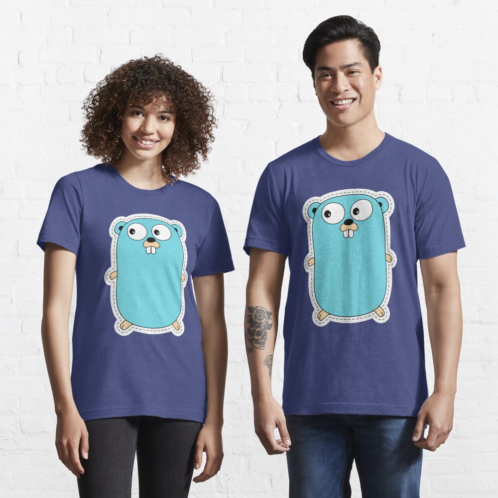 "Go Programming Golang Gopher" T-shirt for Sale by vladocar | Redbubble ...