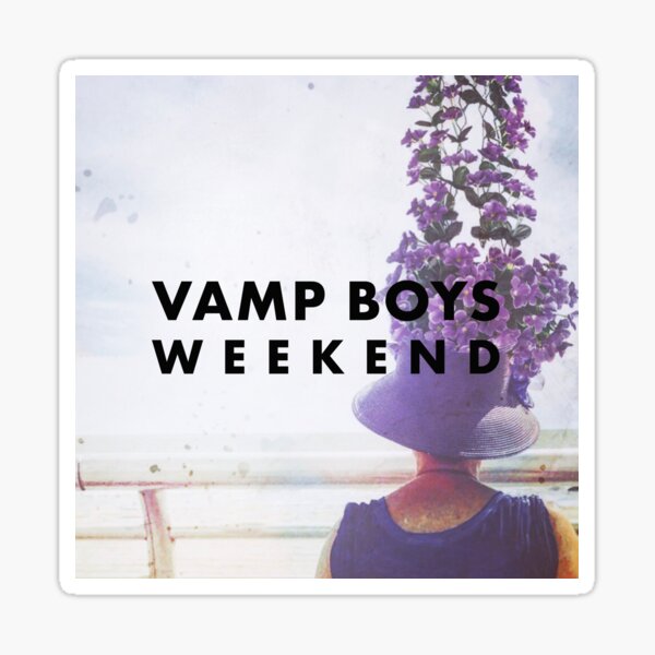 "vampire weekend" Sticker by zackledotcom | Redbubble