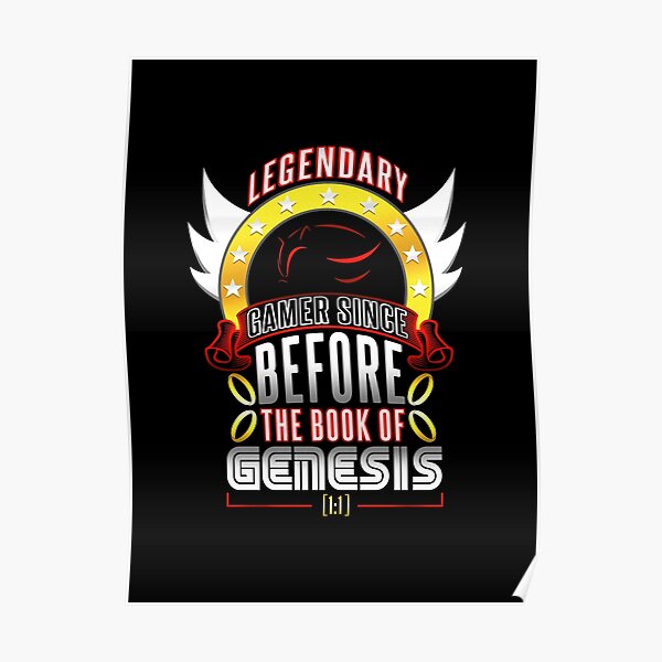 "LEGENDARY GAMER (SHADOW V2)" Poster for Sale by rockyvega6 | Redbubble