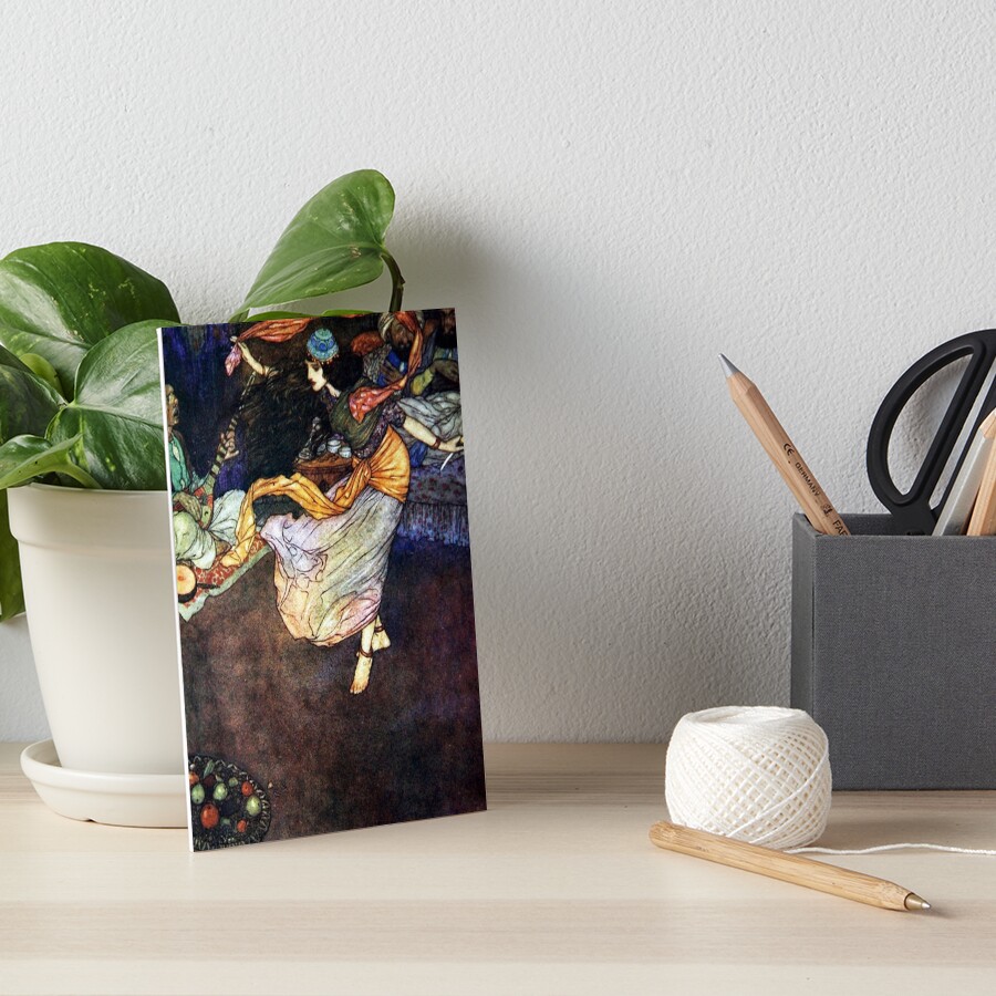 "She Drew Out A Dagger - Ali Baba - Arabian Nights - Edmund Dulac" Art ...