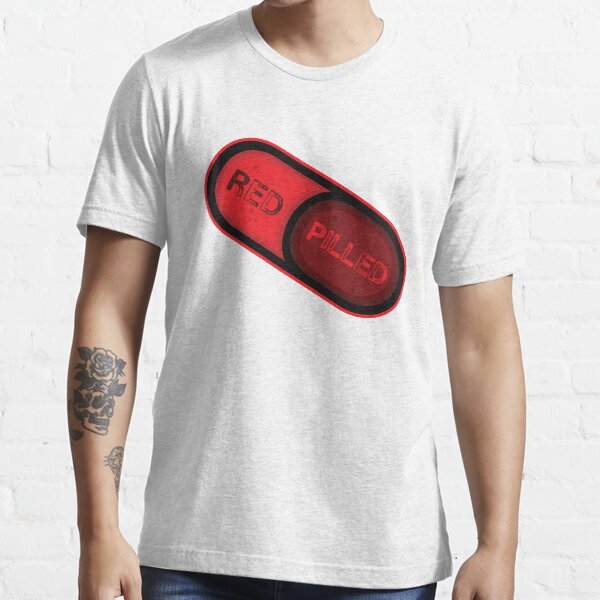 "Red Pill(Capsule)" T-shirt for Sale by lewisliberman | Redbubble | red ...