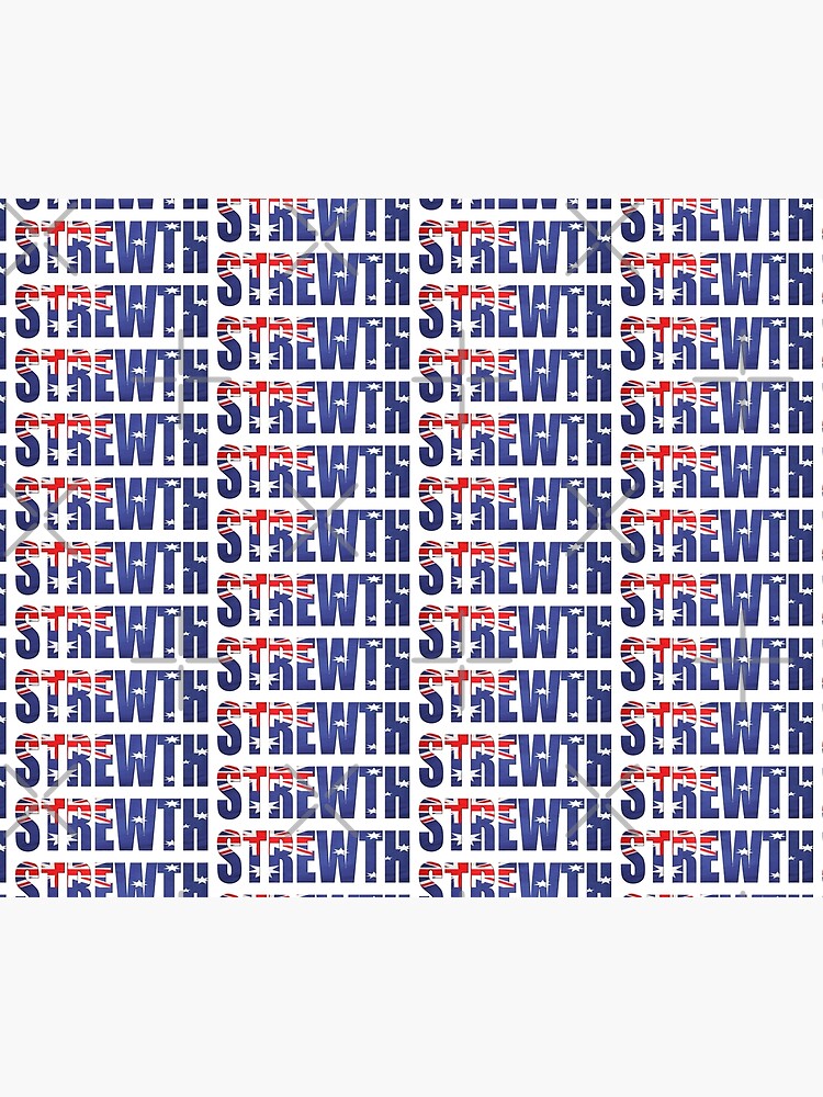 "Strewth - Australian Slang" Throw Blanket by dodgerock | Redbubble