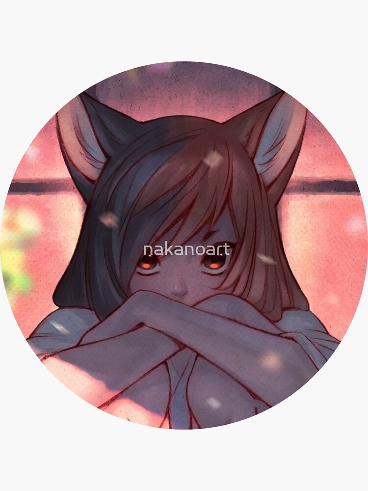 "Shy" Sticker for Sale by nakanoart | Redbubble