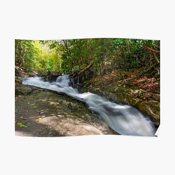 "Split Falls on Sand Spring Run (2018)" Poster by KPcaptures | Redbubble