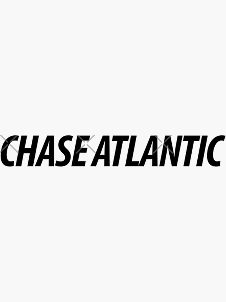 "chase atlantic logo" Sticker for Sale by hlncxiiiv | Redbubble