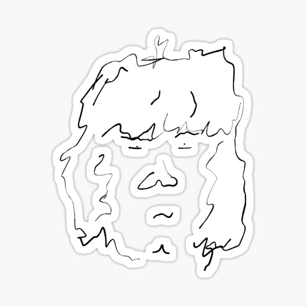 "Self Portrait 2" Sticker for Sale by RMBart | Redbubble
