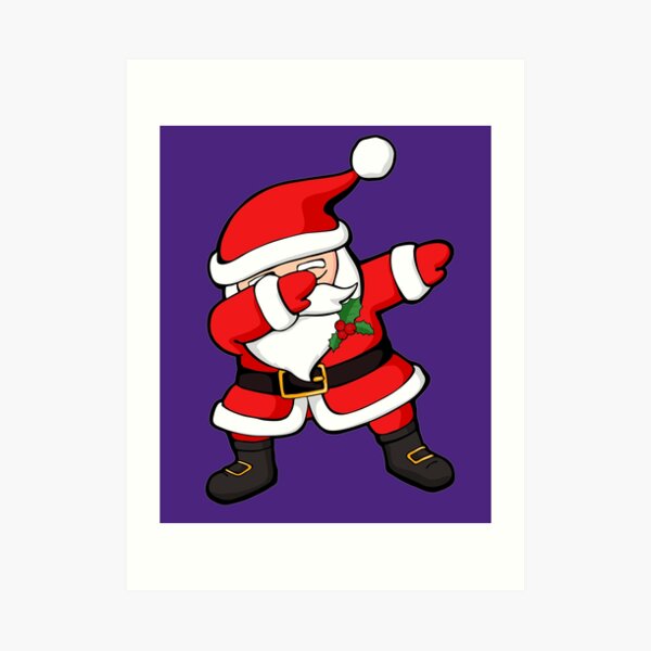 "Dabbing Santa Claus Christmas Dab" Art Print by zeno27 | Redbubble