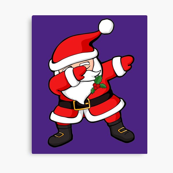 "Dabbing Santa Claus Christmas Dab" Canvas Print for Sale by zeno27 ...