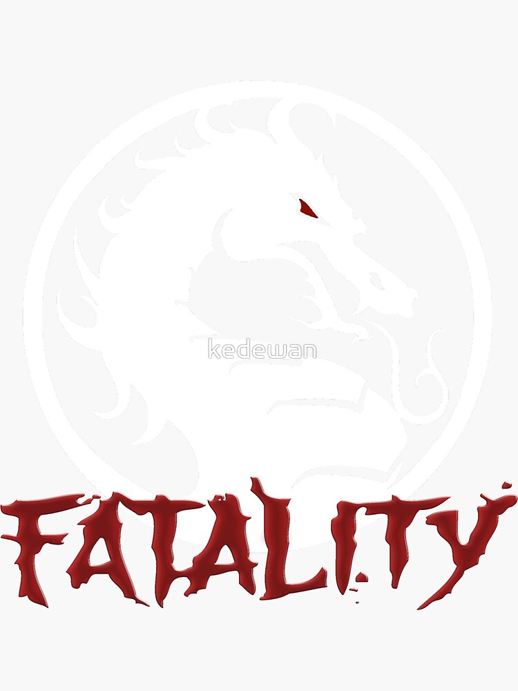 "Fatality Dragon Symbol" Sticker for Sale by kedewan | Redbubble