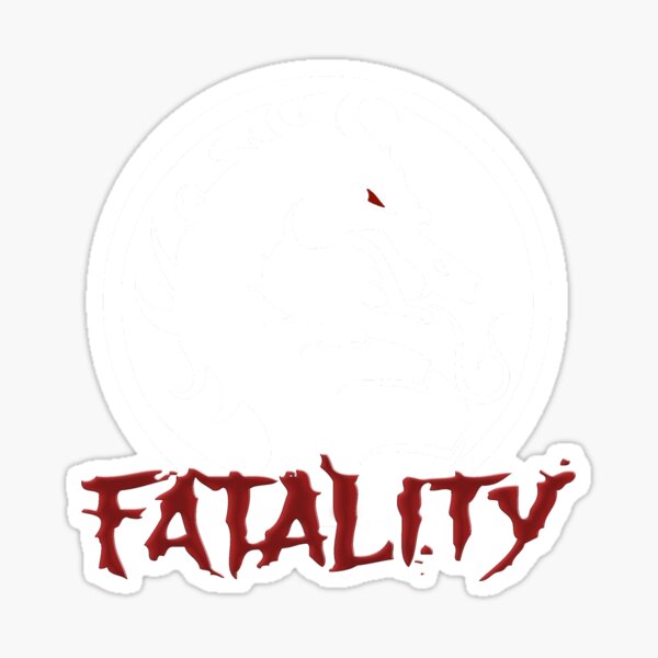 "Fatality Dragon Symbol" Sticker for Sale by kedewan | Redbubble