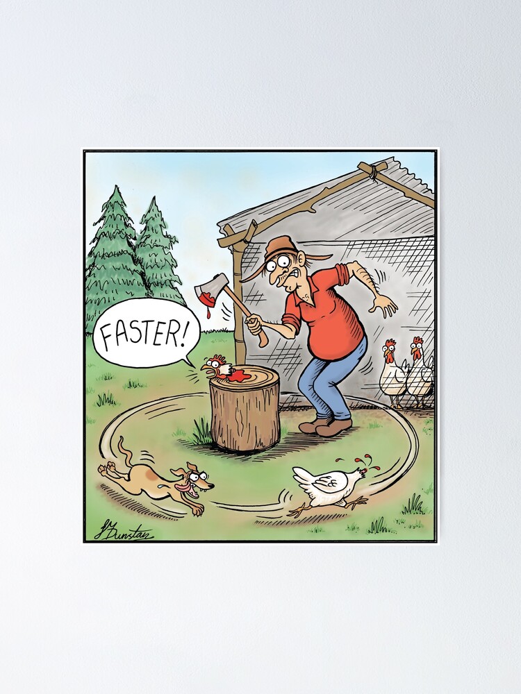 "Faster!" Poster for Sale by Jed Dunstan | Redbubble