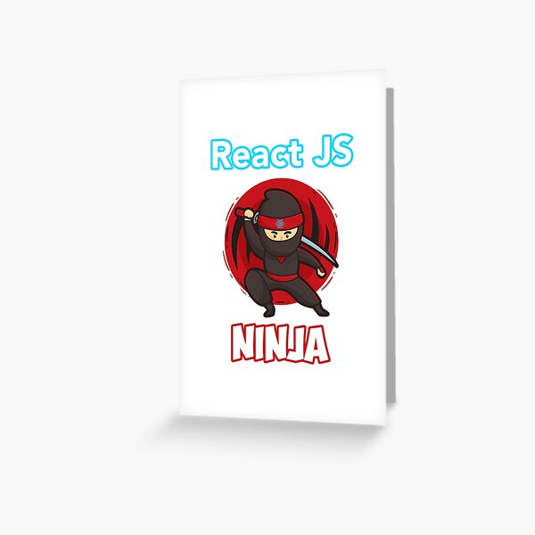 Reactjs React Js Javascript Framework Greeting Card By Vladocar Redbubble