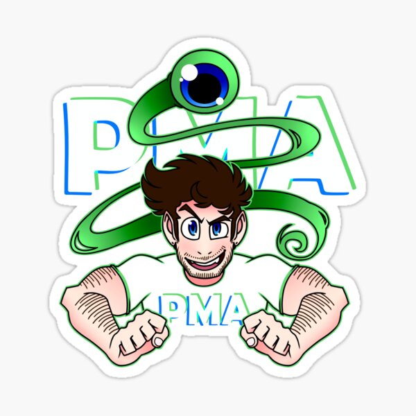 "JackSepticEye PMA (Positive Mental Attitude) " Sticker for Sale by ...