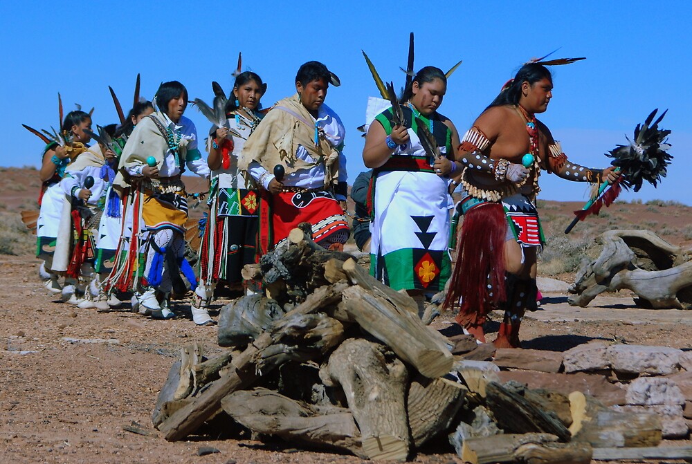 "hopi dancers" by gene mcfarland | Redbubble