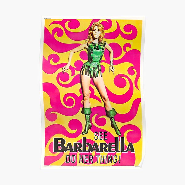 "Barbarella" Poster by seagleton | Redbubble