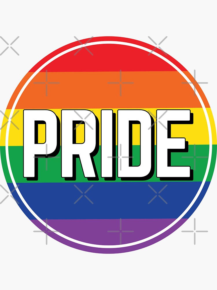 Gay Pride Rainbow Sticker For Sale By Lightfield Redbubble