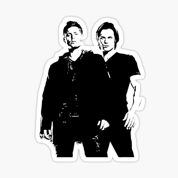 "Supernatural Sam and Dean Winchester " Sticker for Sale by ...