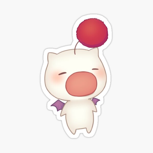Cute Moogle Stickers | Redbubble