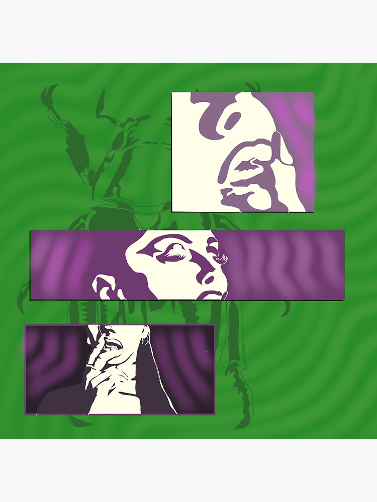 "JADE BEETLE" Sticker by davimoto | Redbubble