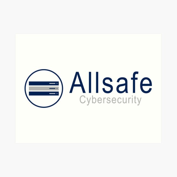 "Allsafe Cybersecurity logo" Art Print for Sale by CaptainLamie | Redbubble