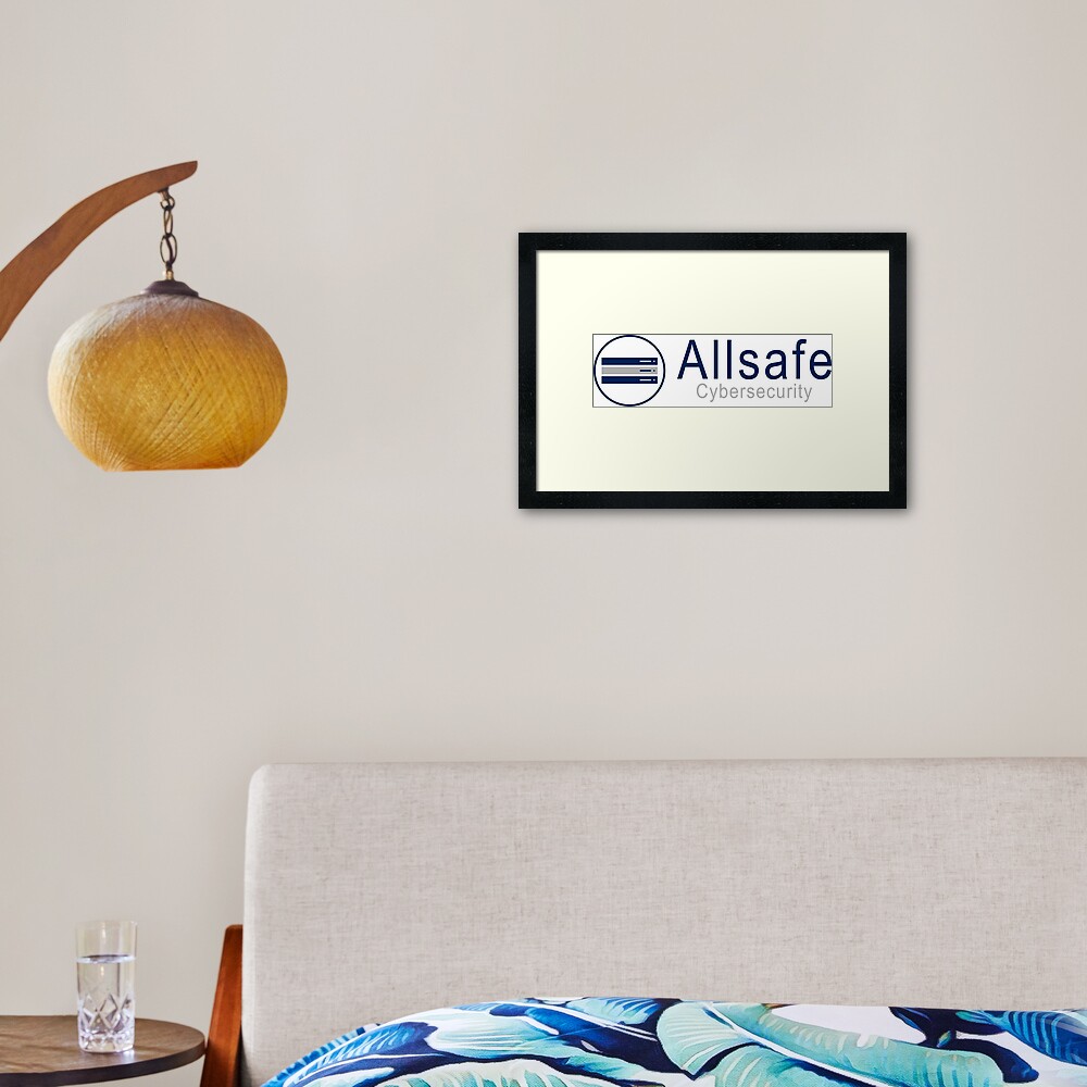"Allsafe Cybersecurity logo" Sticker for Sale by CaptainLamie | Redbubble